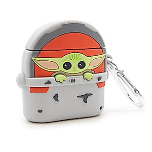 Star Wars The Mandalorian Grogu Baby Yoda Wireless Earbud Case Cover for Gen 1/2 AirPods
