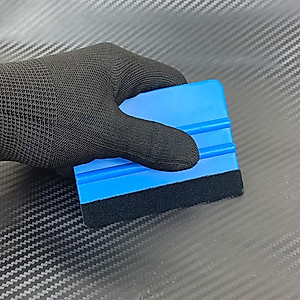 Car Wrapping Vinyl Tool Kit Window Film Tint Tools Set with Car Wrap Edge Trimming Squeegee, Vinyl Squeegee, Utility Knife Blade