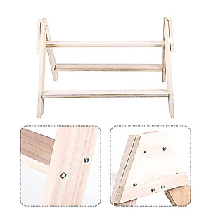 Chicken Chicken roosting Bars Perch Bird Parrot Wooden Stand Ladder Roosting Bars Paw Grinding Toy for Hens Poultry Run Rooster Cock Chicken Wood Stand Macaw Chicken coop Perch