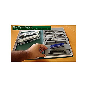 Kato USA Model Train Products N Chicago Metra Gallery Bi-Level Commuter Train 3-Car Set,106-8703