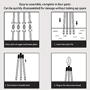 Garden Trellis for Climbing Plants - Trellis for Potted Plants, Garden Trellis for Climbing Plants for Outdoor Climbing Support, Metal Wire Pot Trellis, Rose Tree, Sweet Pea, Frame Stand for Garden