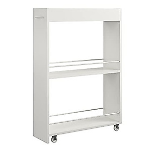 Ameriwood Home Trestle Laundry Cart, White