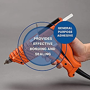 TapeCase, 3792Q-5/8-8, 3M Melt Adhesive, Scotch-Weld Glue Gun Stick, Clear, 5/8 in x 8 in, 15 Packs, 1 Count