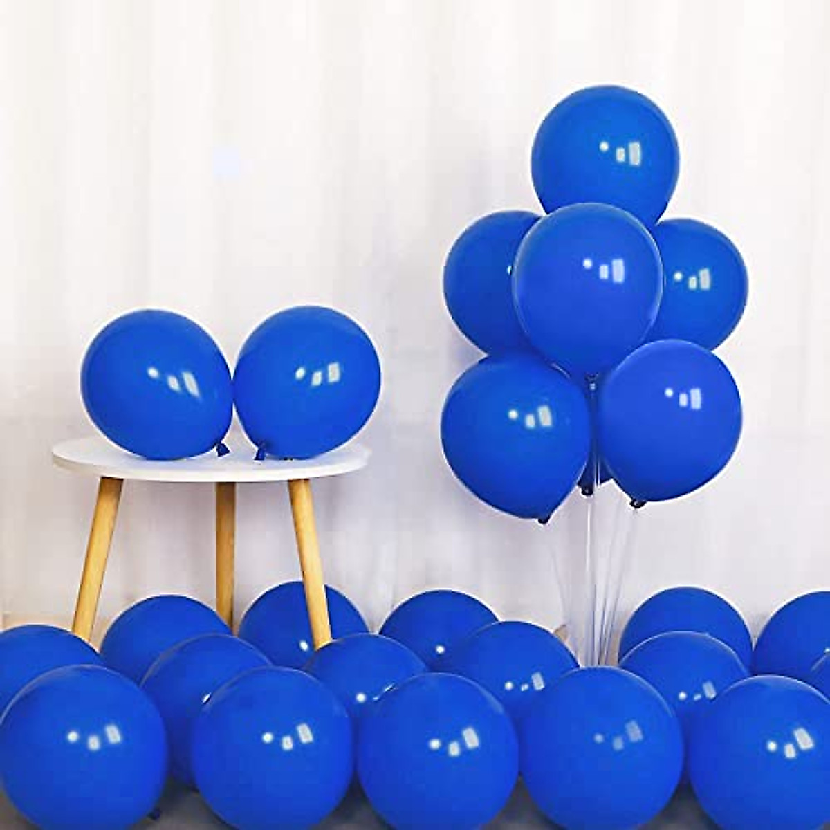 Royal Blue Party Balloons 12 inch 100 Pack for Birthday Graduation Wedding Baby Shower Anniversary Decorations