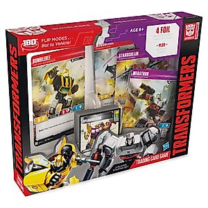 Transformers TCG: Bumblebee Vs. Megatron 2-Player Starter Set | 1 Ready-to-Play Deck | 44 Cards Incl. Bumblebee