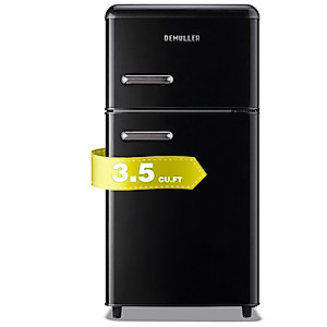DEMULLER Small Refrigerator with Freezer 4.0 Cu.ft