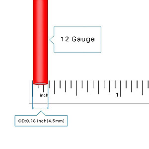 BNTECHGO 12 Gauge Silicone wire 5 ft red and 5 ft black Flexible 12 AWG Stranded Copper Wire