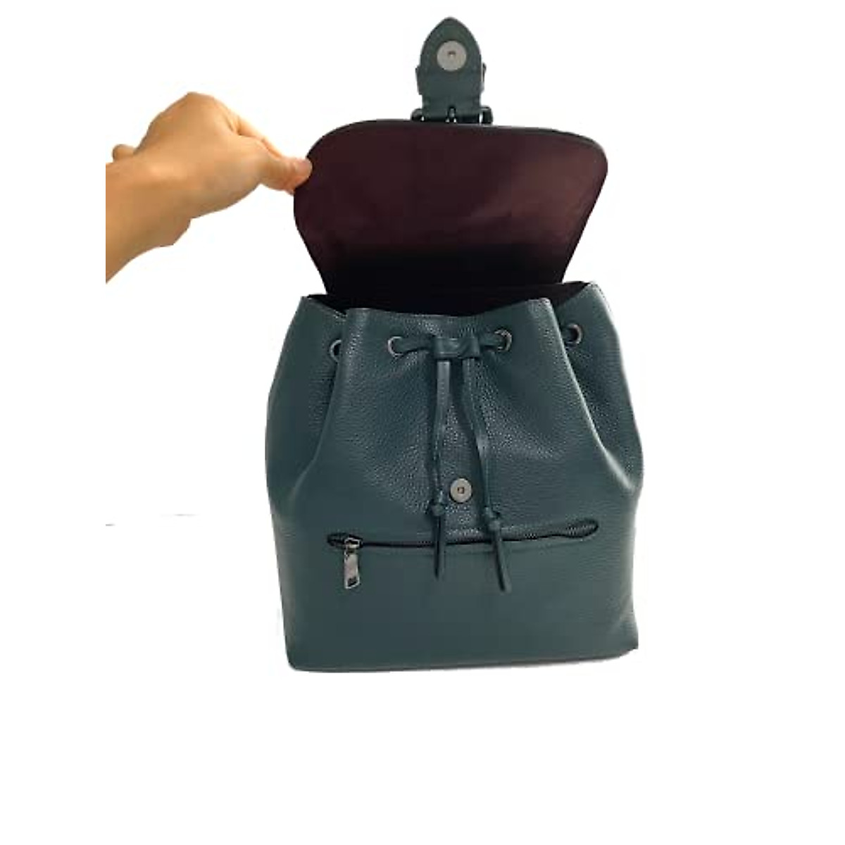 COACH Womens Kleo Backpack (QB/Forest) Medium