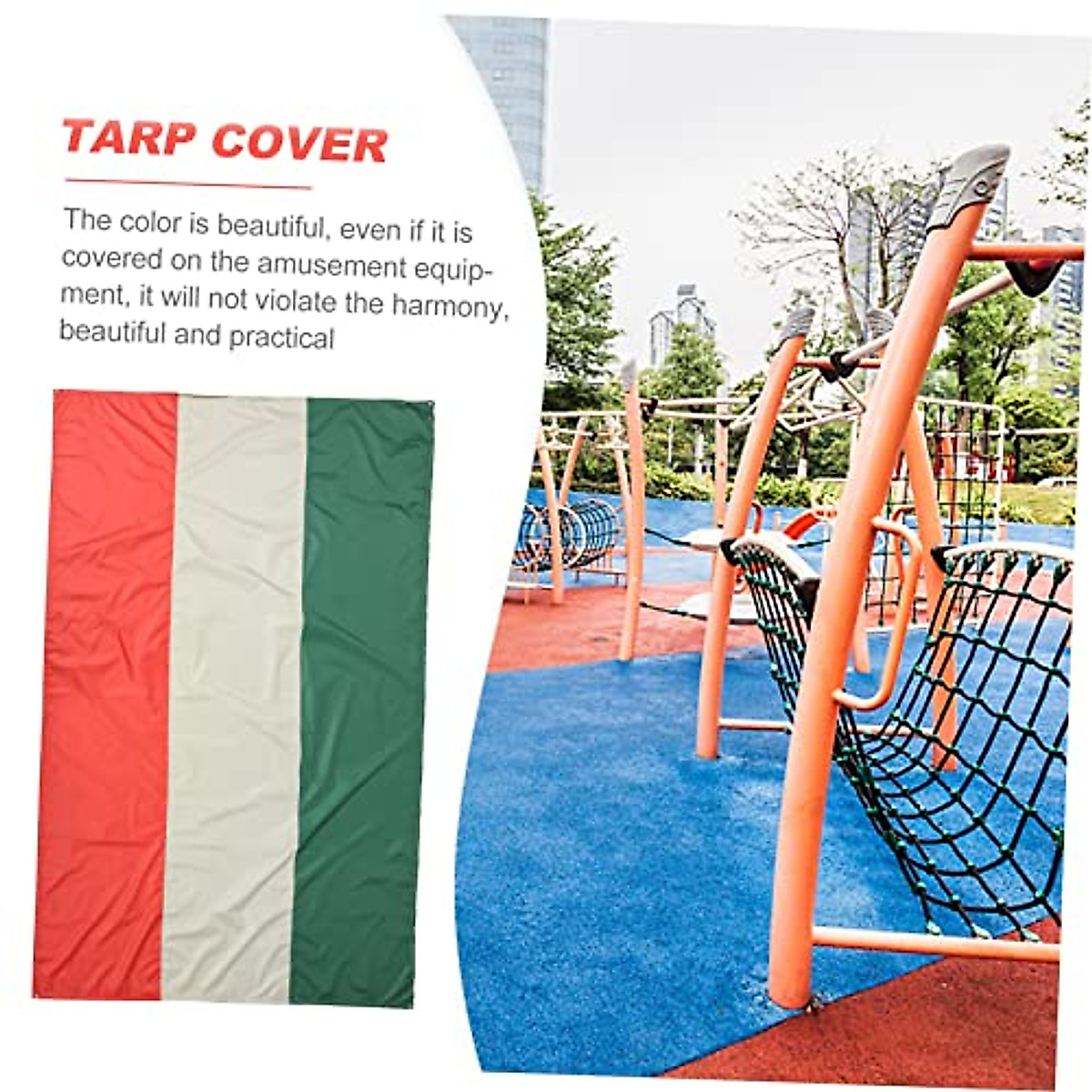 INOOMP 1pc Amusement Equipment Cover Swing Outdoor Swing Outdoor Canopy Playset Canopy Cover Heavy Duty Tarp Cover Playground Canopy Tarp Playground Tarp Outdoor Playset Tarp