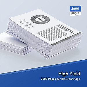 TN660 Toner Cartridge Replacement Compatible for Brother TN 660 TN-660 TN630 High Yield to use with HL-L2380DW HL-L2320D HL-L2340DW DCP-L2540DW MFC-L2700DW MFC-L2720DW Printer (Black, 4 Pack)