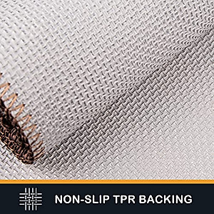 PURRUGS Dirt Trapper Indoor Door Mat 23.5" x 35.5", Non-Skid/Slip Machine Washable Entrance Rug, Shoes Scraper, Dog Door Mat, Super Absorbent Floor mat for Front Door, Entry, Muddy Wet Shoes and Paws