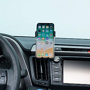ITrims (Black Car Phone Holder for Toyota RAV4, Air Vent Phone Holder, Black Car Vents Holds Mount for for Toyota RAV4 2013 2014 2015 2016 2017 2018,Car Phone Mount for Most Smartphones