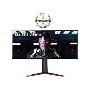 LG 34GN850-B 34 Inch 21: 9 UltraGear Curved QHD (3440 x 1440) 1ms Nano IPS Gaming Monitor with 144Hz and G-SYNC Compatibility - Black