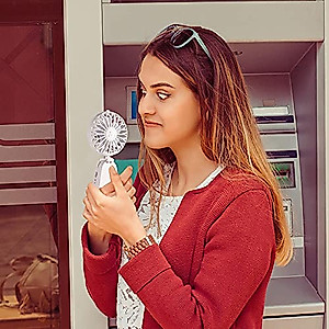 Handheld Fan, Portable Fan, Rechargeable Fans Appliances Desktop Air Cooler Outdoor Travel Hand Floor Standing Fan 2211Cm