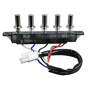 MACIMO 1 Piece Range Hood 5 Button Switch Range Hood Keyboard Switch Button Universal Accessories Switch Control Board Panel Controller