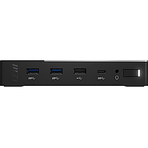 MSI Black USB C Docking Station 2nd gen
