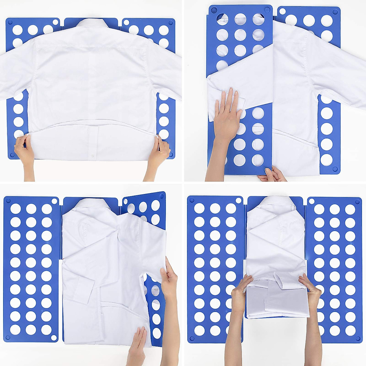 Clothes Folding Board Adjustable Shirt Folder Plastic T shirt Clothes Folder For Adult Children Space Saving Foldable Household Clothing Organizer Room Organization Laundry Folder For Kid Size Or Adult Plus Size Clothes