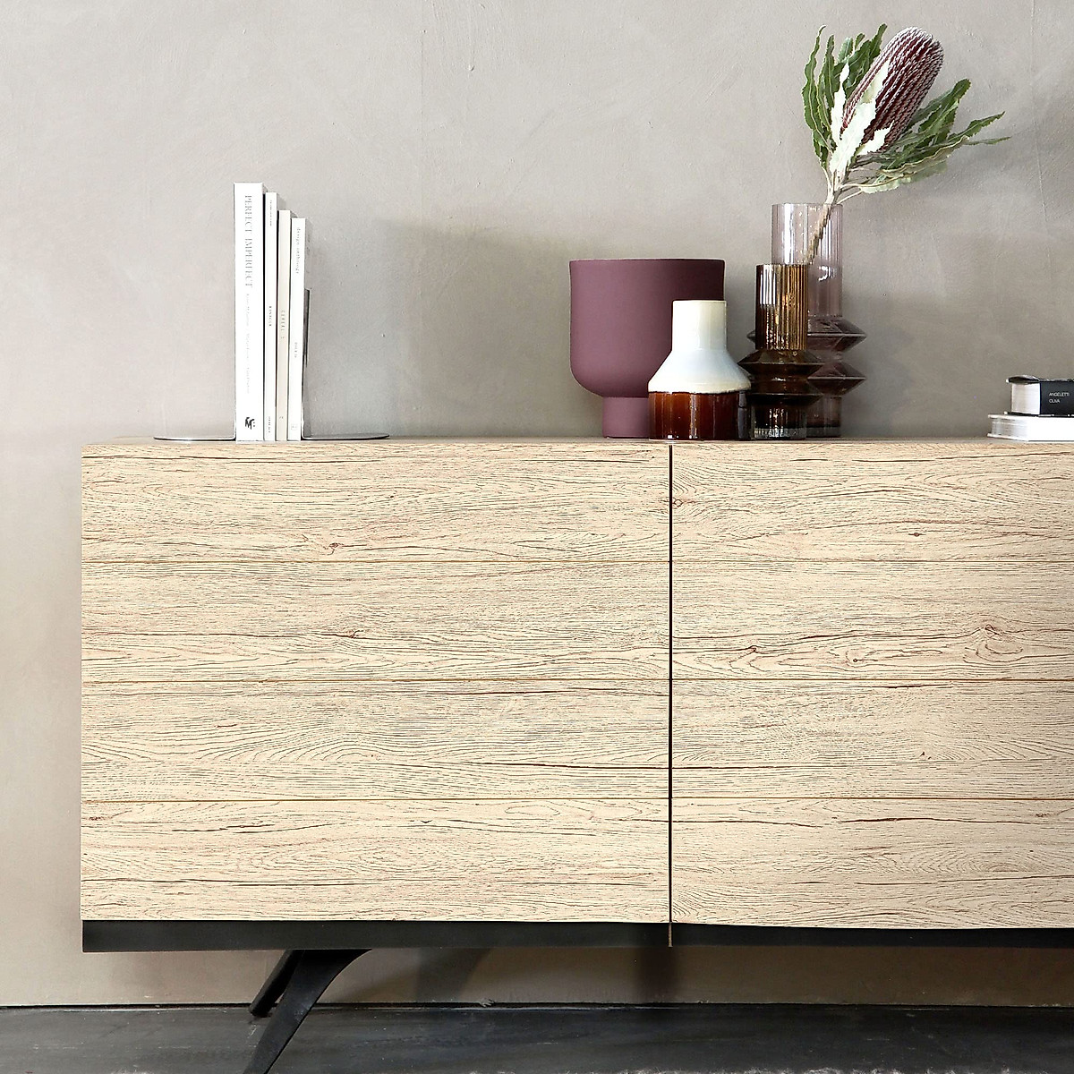 Lativo Wood Contact Paper Wood Grain Contact Paper for Cabinets Wood Wallpaper Peel and Stick Wallpaper Light Wood Contact Paper for Countertops Self-Adhesive Wallpaper Waterproof Vinyl 15.7“×78.7”