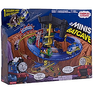 Thomas & Friends MINIS playset with Thomas as Batman and exclusive Bill as Clayface MINIS engines