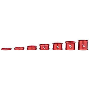 Wolf Tooth Spacer Kit 3, 5,10, 15mm, Black