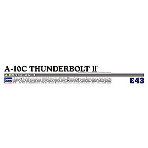 Hasegawa 1:72 Scale A-10C Thunderbolt II Model Kit
