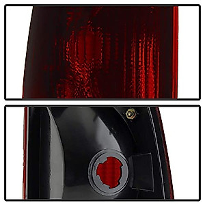 ACANII - For 1997-2003 Ford F150 99-07 F250 F350 SuperDuty Red Smoke Tail Lights Brake Lamps