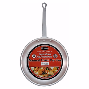 Winco AFP-8A Commercial-Grade Aluminium Fry Pan/Skillet, 8", Silver