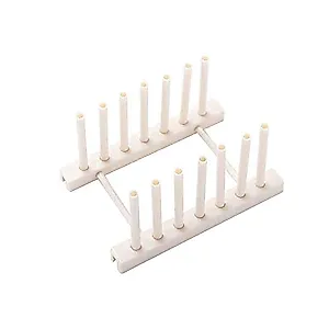XJJZS Kitchen Organizer Pot Lid Rack Spoon Holder Pot Lid Shelf Cooking Dish Rack Pan Cover Stand Kitchen Accessories (Color : Beige)