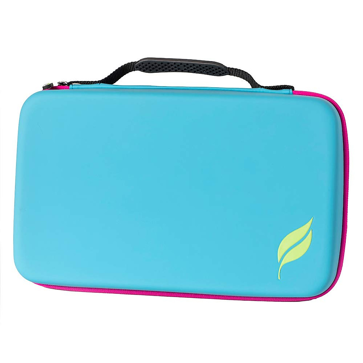 Plant Therapy Essential Oil Carrying Organize Storage Case for 70 bottles 5/10/15/30 mL with Top Labels and Bottle Opener, Light Blue