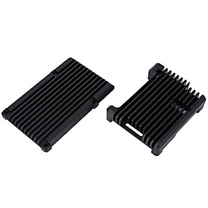 3 Model 2b/3b+ Aluminum Case RPI 3 Metal Shell Black Box for RPI