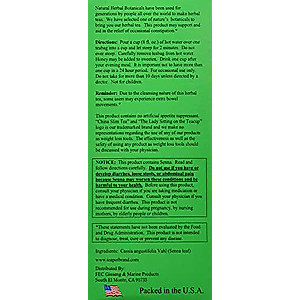 China Slim Dieter's Tea Delight, Large 6.34oz/180g, 72-Count , Pack of 1