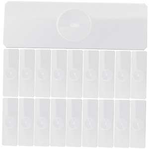 VINTORKY 50 Pcs Concave Slide Laboratory Glass Slides Microscope Slides Glass Plate Frosted