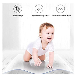 Clear PVC Desk Chair Mat 1.5mm Non-Slip Office Chair Mat Desk Pads Mat,Transparent Waterproof Chair Mat for Hardwood Floor Carpet,Waterproof Chair Mat for Hardwood Floor Carpet,60/80/90/100/120/140cm