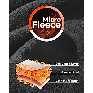 Boladeci Mens Sweatshirt Fleece Pullover Crewneck Sweatshirts No Hood Long Sleeve Shirts Black Sweatshirt Unisex Crewneck Winter Warm Fleece Shirt Men Tops Sweater Size S Small Sudaderas Para Hombre