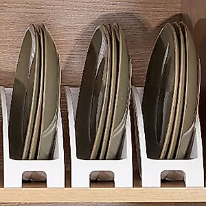 Dish Drying Rack, Dish Storage Rack for Kitchen, Plastic Dish Drying Rack, Japanese Kitchen Dish Storage Rack Plastic Dish Drying Rack Kitchen Utensil Storage for Kitchen Cabinet(Small Plate Holder)