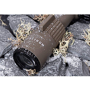 Monstrum G3 3-18x50 First Focal Plane FFP Rifle Scope with Illuminated MOA Reticle and Parallax Adjustment | Black