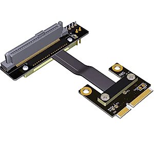 QJJ mPCIe (Mini PCI-E) to U.2 SFF8639 Extension Cable (50cm, R67SL)