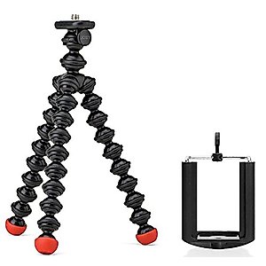 Joby Magnetic Tripod with Universal Smartphone Tripod Mount Adapter for Point and Shoot, Compact System Cameras, Action Cameras and Smartphones