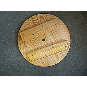 Wood Tree Swings-Tree Swing Cypress Wood Disc Tree Swing and 10 Feet of Rope Not Plywood