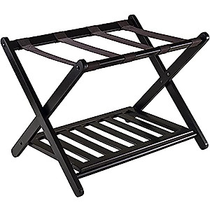 Winsome 92436 Luggage Rack with Shelf New Version