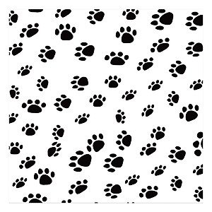 Kavoc 60 Sheets 20 x 20 Inch Dog Paw Print Tissue Paper Puppy Paws Gift Wrap Tissue for Gift Bags Wrapping Paper Rustic Art Holiday Wrapping Paper for DIY Crafts