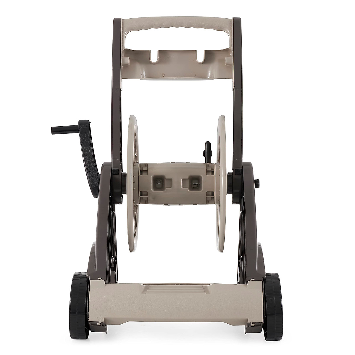 Suncast 175 ft. Hosemobile Garden Hose Reel Cart with 6" Wheels, Bronze/Taupe