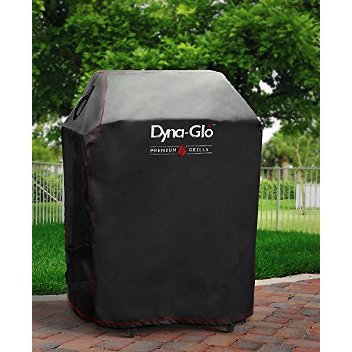 Dyna-Glo DG300C Premium Small Space LP Gas Grill Cover, Black