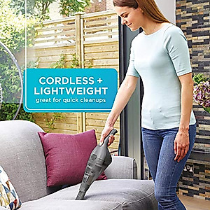 BLACK+DECKER Dustbuster Handheld Vacuum, Cordless, Dark Grey (HNVC220BCZ01)