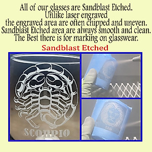 alankathy mugs G123 turtle wine glass etched