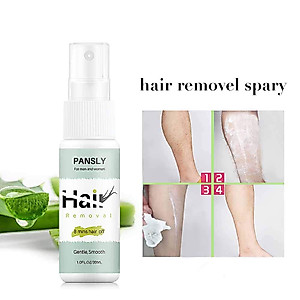 Hair Inhibitor, Hair Removal Spray Painless Non-Irritating Hair Stop Growth Spray for Arm, Leg, Armpit, Hair Removal Inhibitor for Men and Women