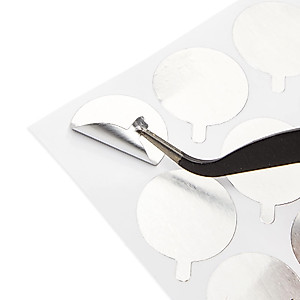 1500 Disposable Eyelash Stickers and 2 Jade Stones for Lash Glue, Tech Supplies