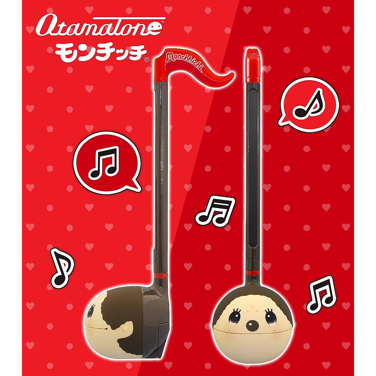 Otamatone Japanese Electronic Musical Instrument Portable Music Synthesizer from Japan by Maywa Denki Studio Award Winning, Educational Fun Gift for Children, Teens & Adults - Monchhichi