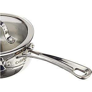 Cuisinart 419-14 Contour Stainless 1-Quart Saucepan with Cover