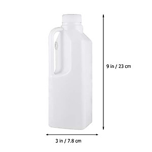 Tofficu Goat Feeding Milk Bucket Bottle Lamb Feeding Bottle with Nipples 850ml Livestock Drink Bottle Jug Goat Calf Milk Water Bottle for Farm Accessories Bottles